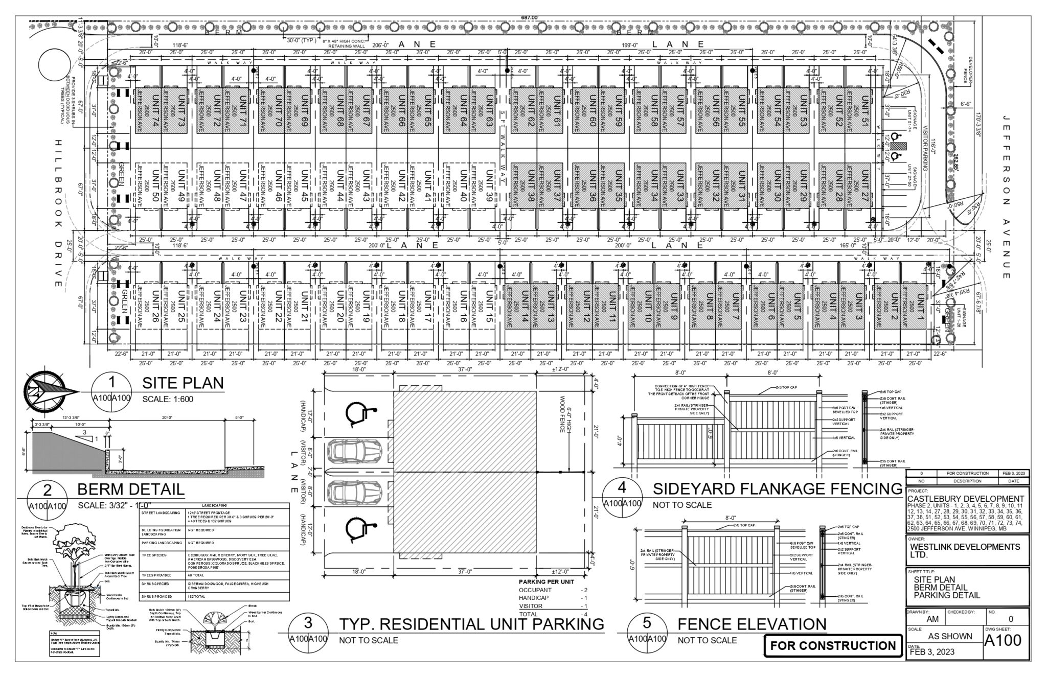 Site Plan - Castlebury Springs